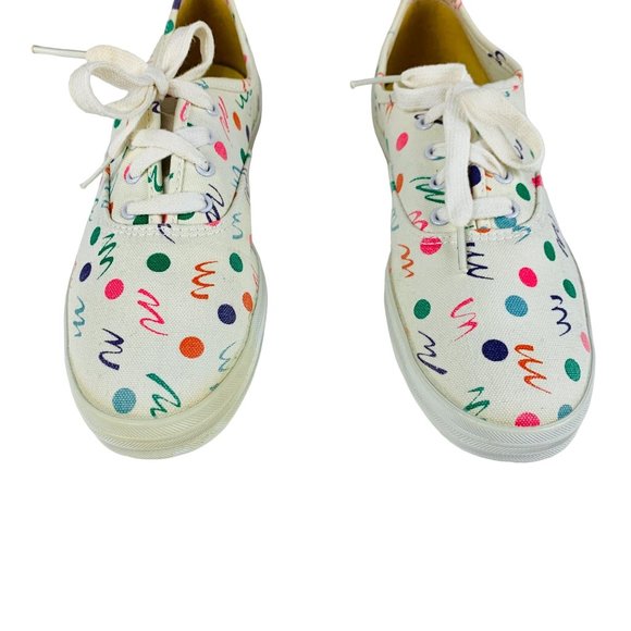 Keds | Shoes | Vintage 9s Keds Sneakers Womens 9 M White Multi Colored ...